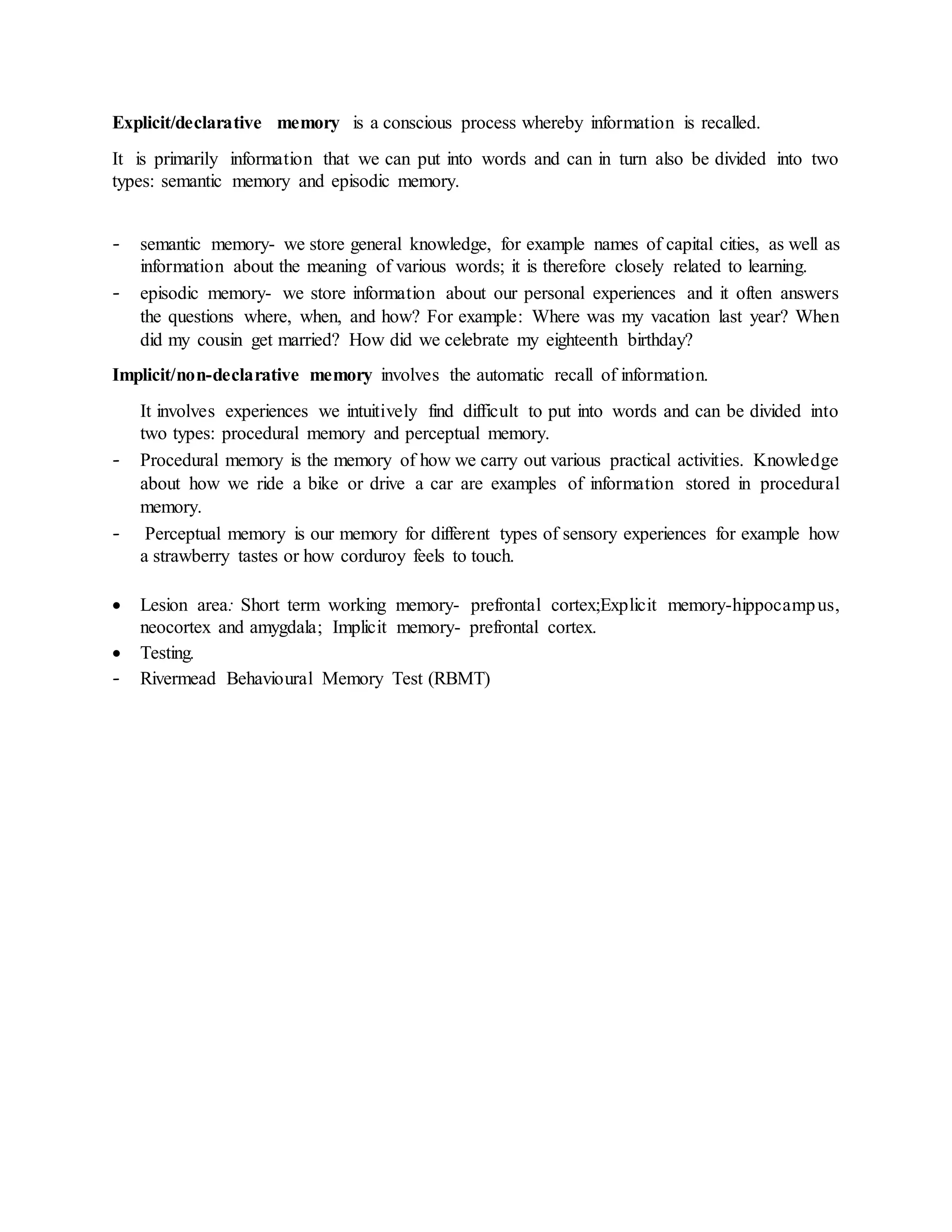 Cognition and perception dysfunction and rehabilitation | DOCX