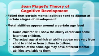 Cognitive and Language Development | PPTX