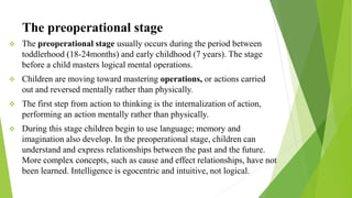 Cognitive approaches to learning piaget | PPT