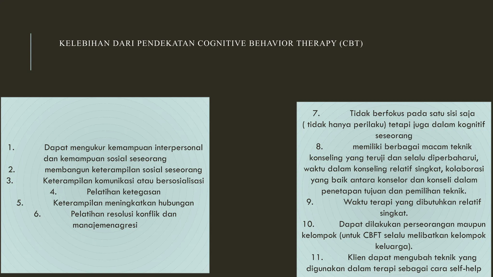 POWER POINT COGNITIVE - BEHAVIOR - THERAPY | PPTX