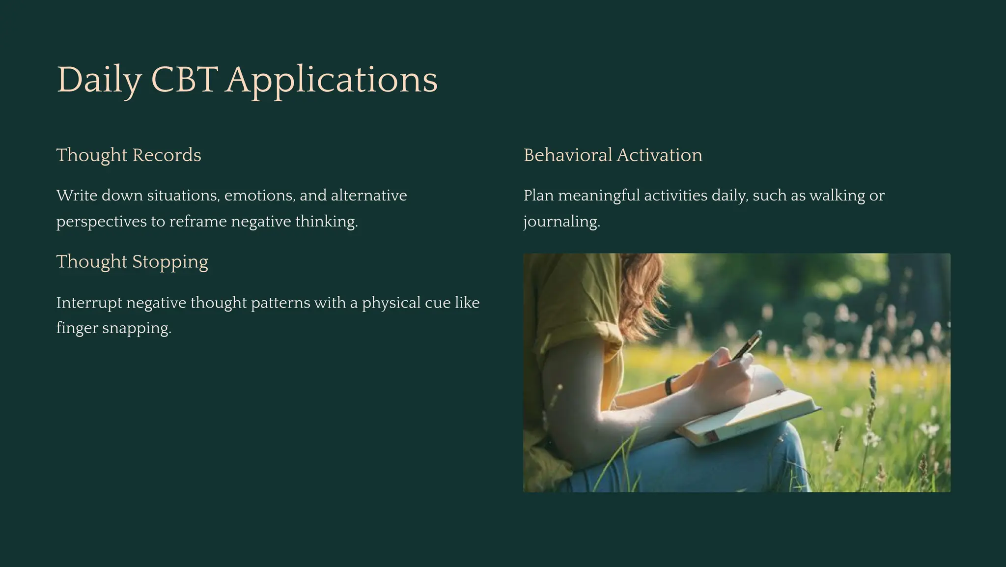 Cognitive Behavioral Therapy for Stress Management | PDF