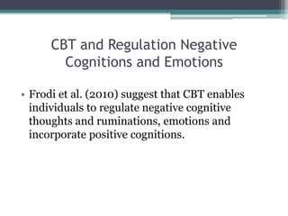Cognitive-Behavioural therapy effects on athlete performance: Coaching ...