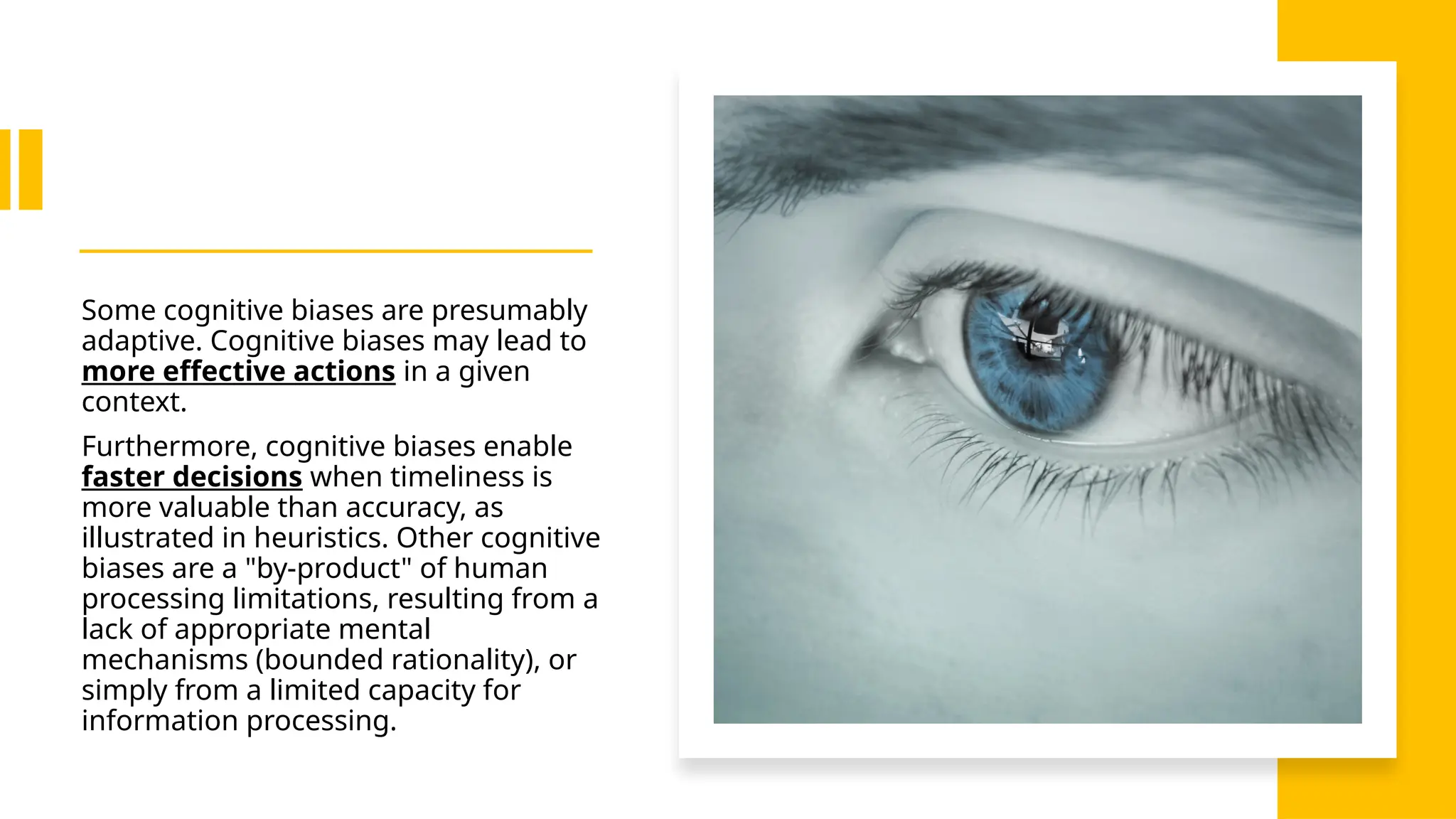 Cognitive-bias presentation to help you understand yourself better | PPT