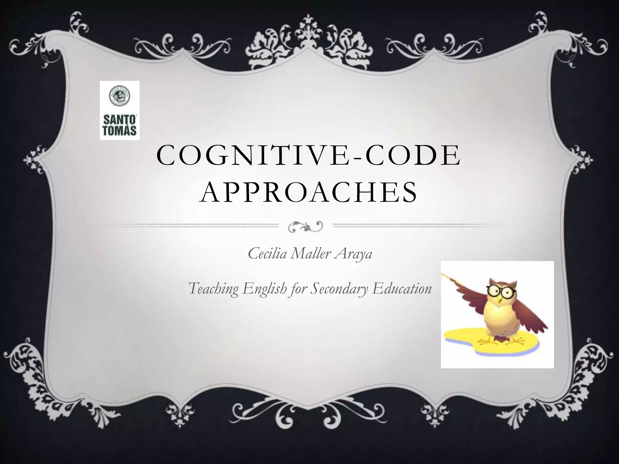 Cognitive code approaches | PPTX