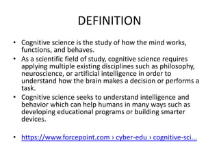 Cognitive -Definit,Scope, Evolution.pptx