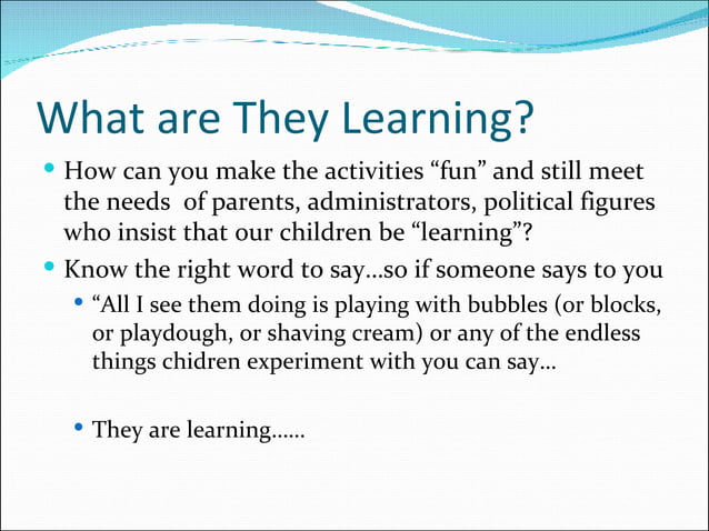 Cognitive Development Through the Curriculum | PPT