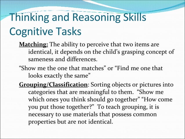 Cognitive Development Through the Curriculum | PPT