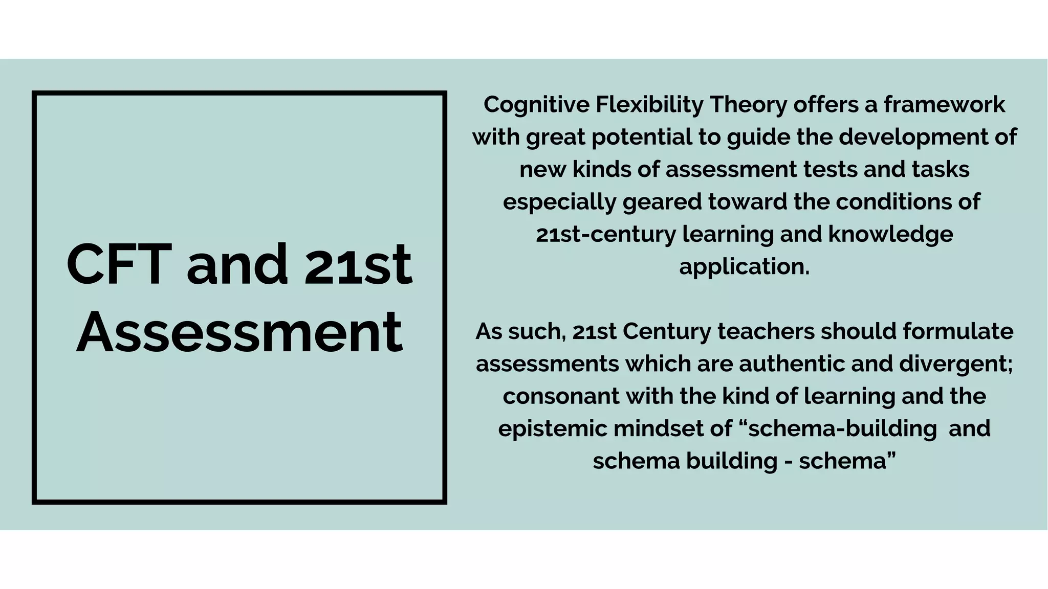 Cognitive-Flexibility Theory and the Assessment of 21st Century Skills | PDF | Educational ...