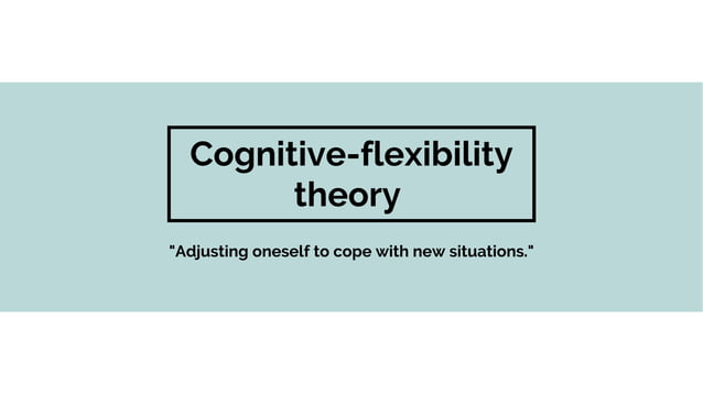 Cognitive-Flexibility Theory and the Assessment of 21st Century Skills