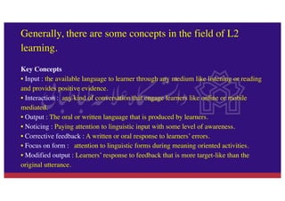 Cognitive interactionist approaches to l2 instruction | PDF
