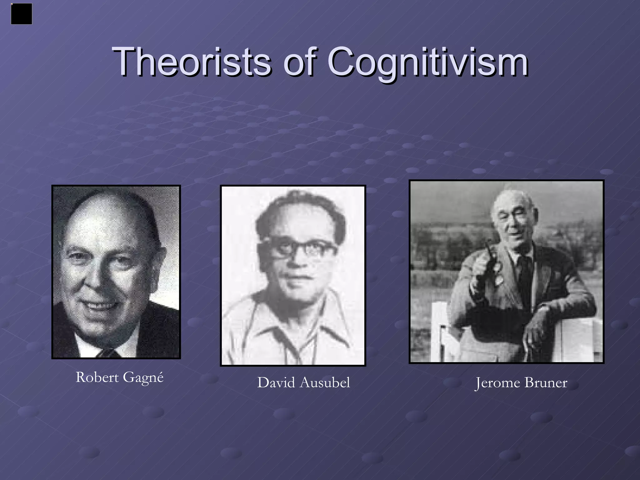 Cognitive Learning Theory | PPT