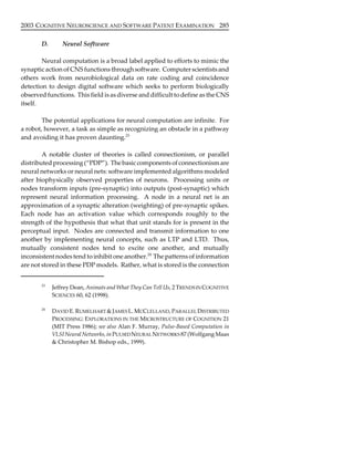 Cognitive Neuroscience Model Neural Software Patent Examination | PDF