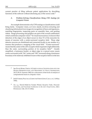 Cognitive Neuroscience Model Neural Software Patent Examination | PDF