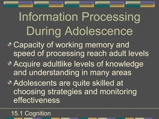 Cognitive Process In Adolescent | PPT