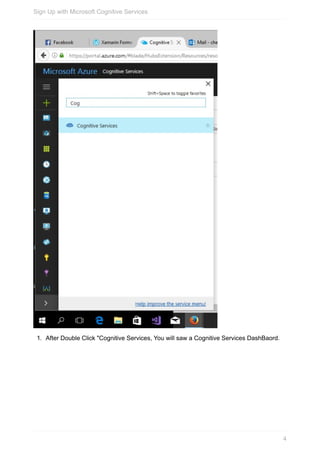 Cognitive Services with Xamarin Forms | PDF