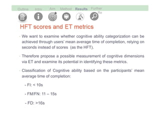 Cognitive abilities and visual complexity online en_em | PPT