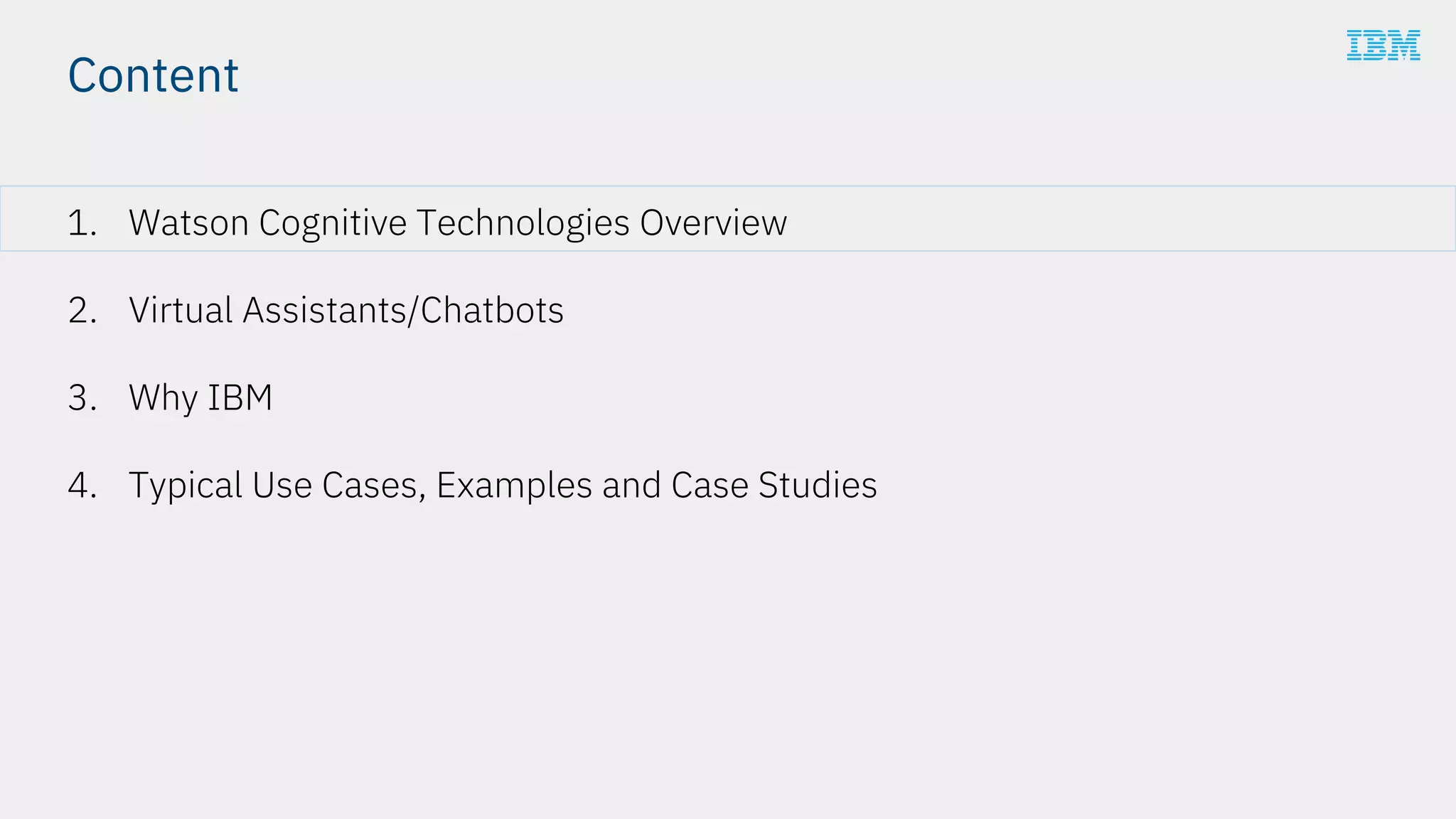 Cognitive AI Cloud Overview | PDF