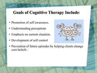 Cognitive and cognitive behavioural therapy | PPTX