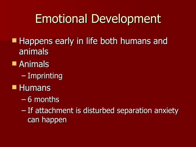 Cognitive and emotional development | PPT