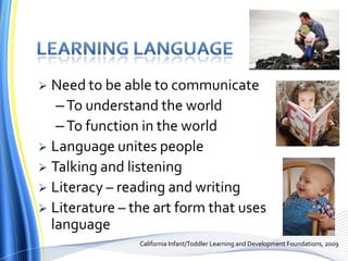 Cognitive and language development | PPTX