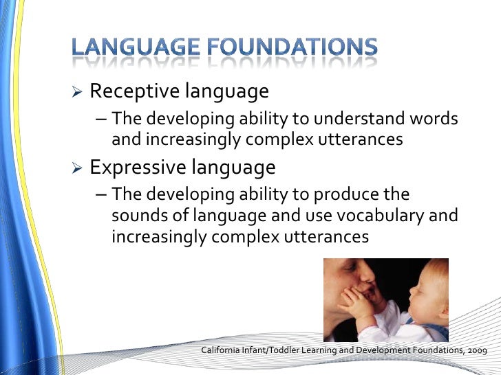 Cognitive and language development