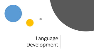 Cognitive and Language Development | PPTX