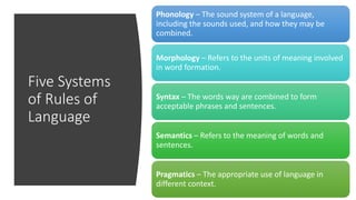Cognitive and Language Development | PPTX