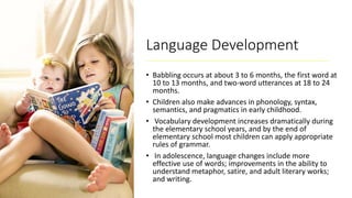 Cognitive and Language Development | PPTX