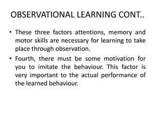 Cognitive and learning | PPT