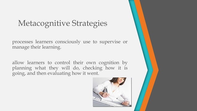 Cognitive And Metacognitive Strategies Ppt