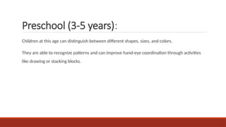 Developmental milestone - cognitive and perceptual.pptx
