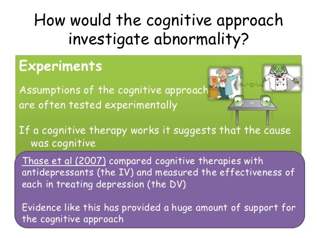 Cognitive approach
