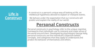 Cognitive approach behaviourism ppt for uni | PPTX