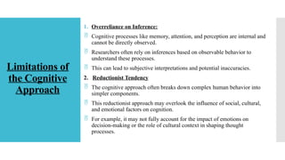 Cognitive approach behaviourism ppt for uni | PPT