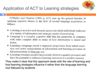Cognitive Approaches to Second Language Acquisition | PPTX