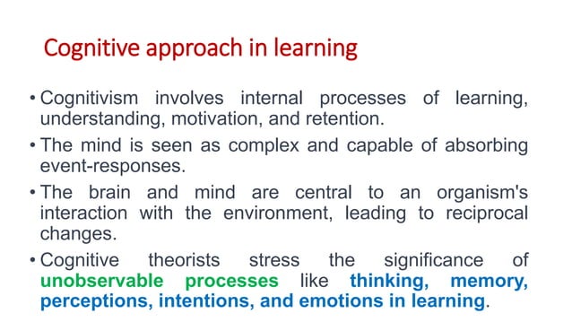 Cognitive approach in learning.pptx