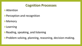 Cognitive aspects - Mary Margarat | PPTX