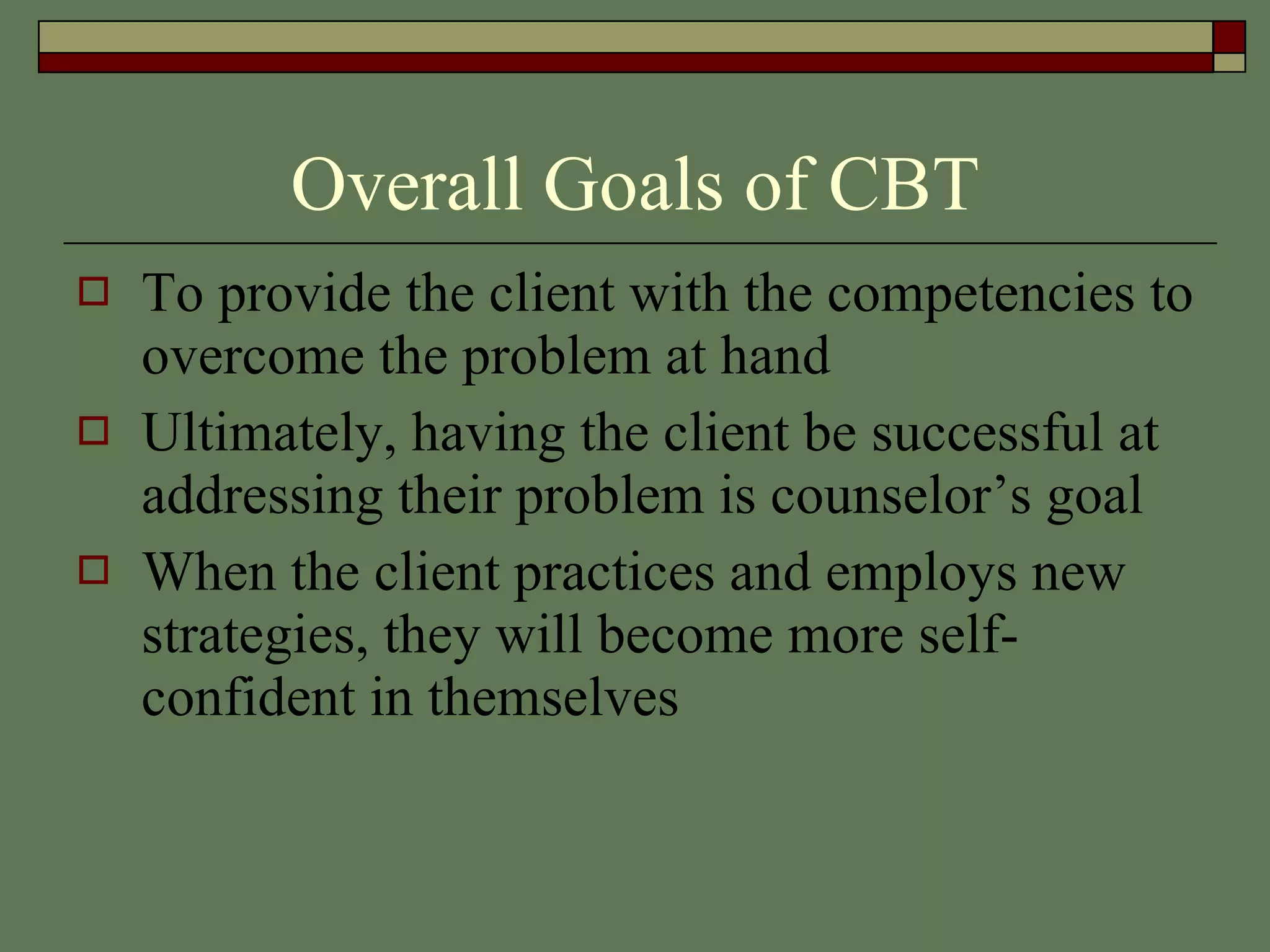 Cognitive Behavioral Family Therapy | PPT