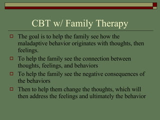 Cognitive Behavioral Family Therapy | PPT