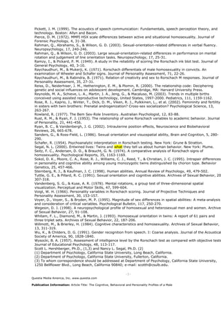 Cognitive, behavioral and personality profiles | PDF