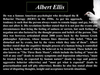 Cognitive Behavioral Theory | PPTX