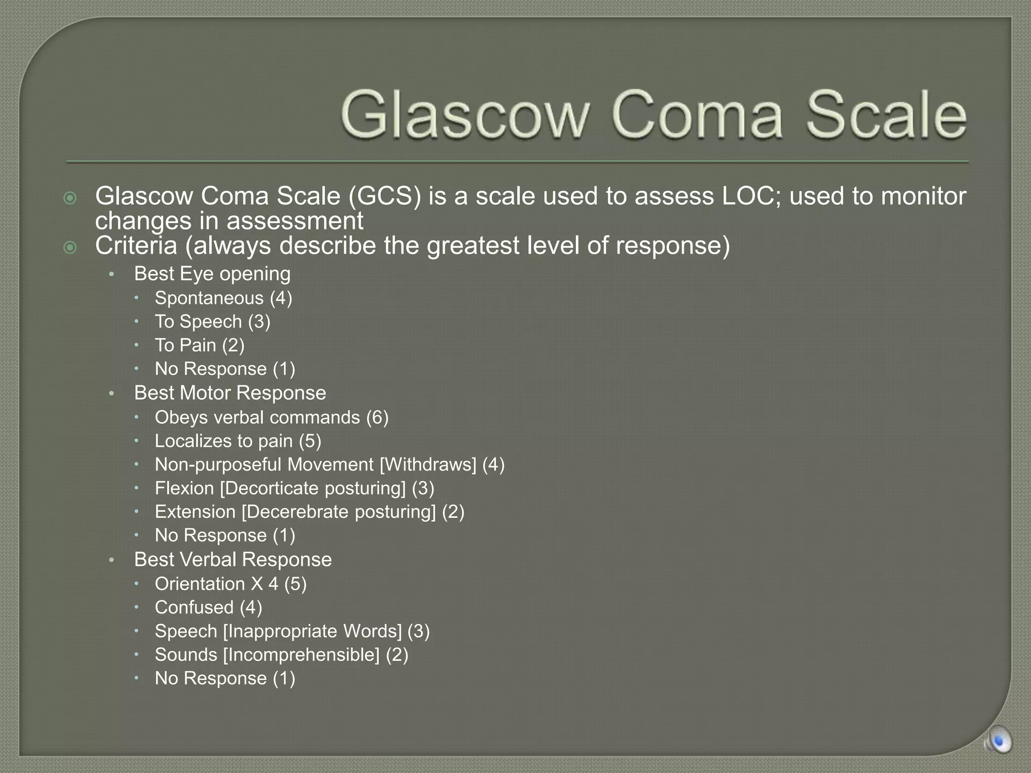 Part 2: Neurological history and physical | PPTX
