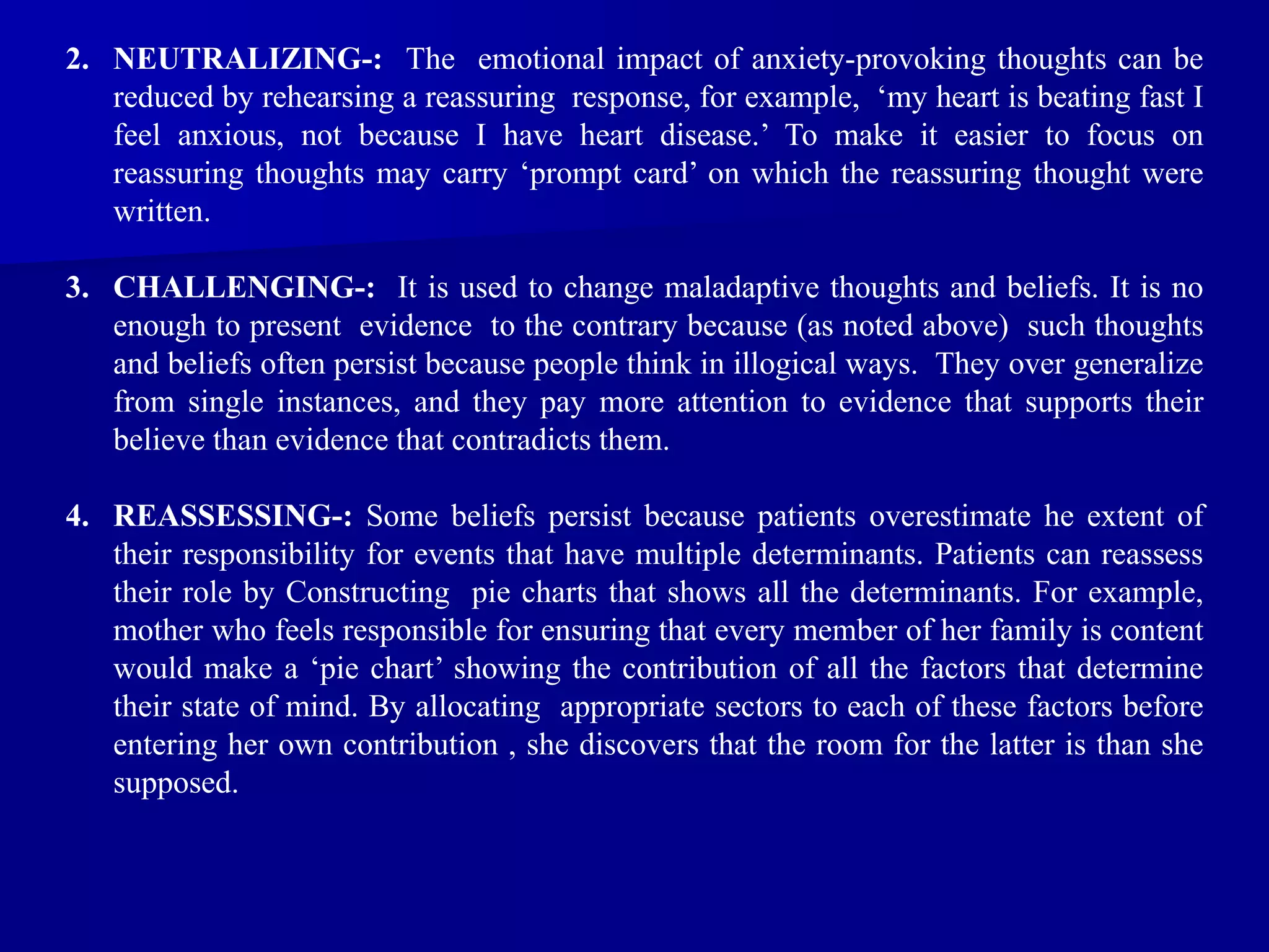 COGNITIVE BEHAVIOR THERAPY-CBT | PPTX