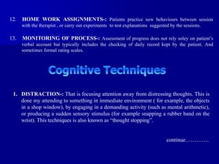 COGNITIVE BEHAVIOR THERAPY-CBT | PPTX