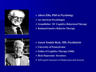COGNITIVE BEHAVIOR THERAPY-CBT | PPTX