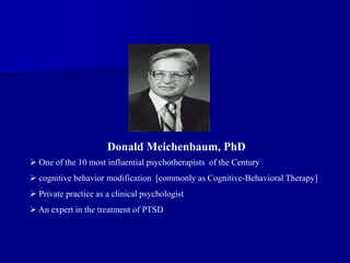 COGNITIVE BEHAVIOR THERAPY-CBT | PPTX