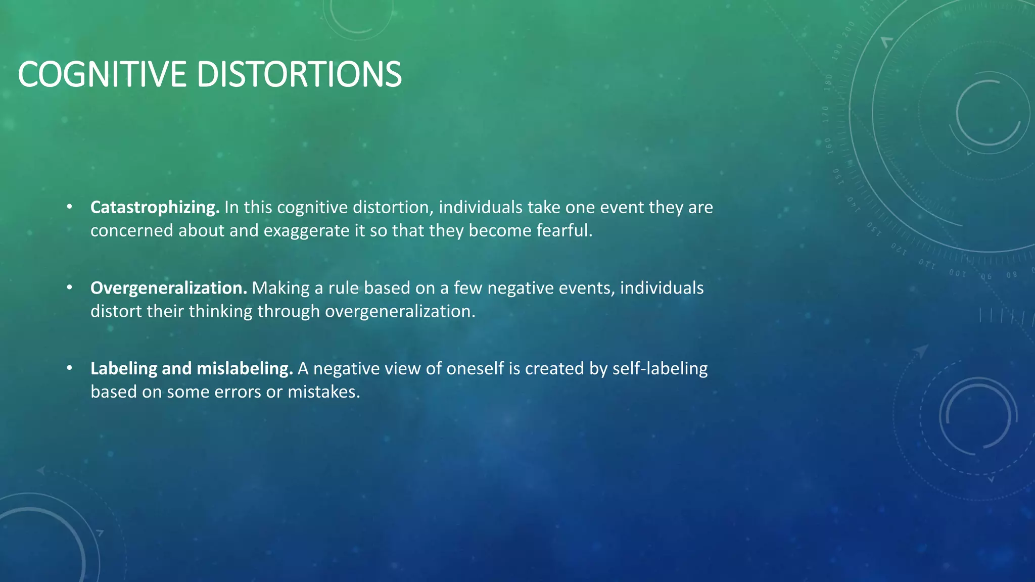 Cognitive behavioral therapy | PPSX