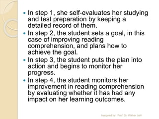 Cognitive behavior approach and self regulation | PPTX