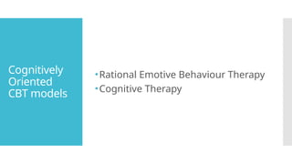 cognitive behavior therapy Frame Of Reference | PPTX