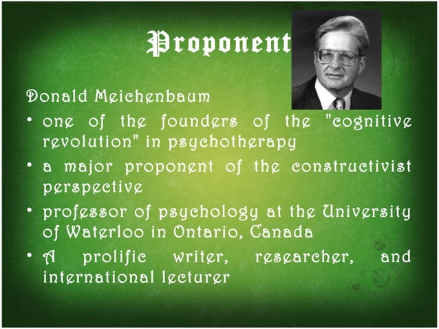 Cognitive behavior modification report | PPT